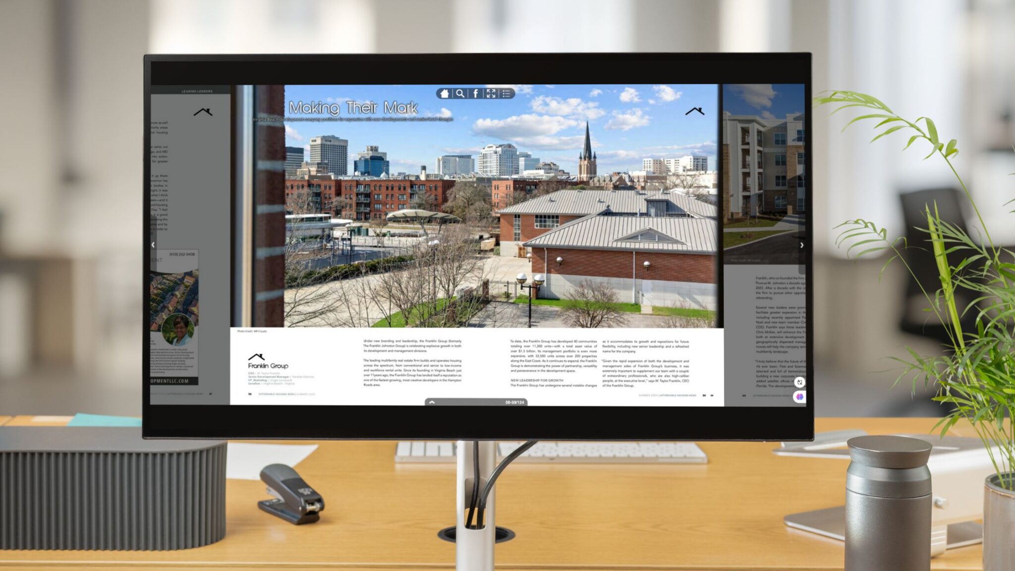 Making Their Mark - Affordable Housing News - The Franklin Group